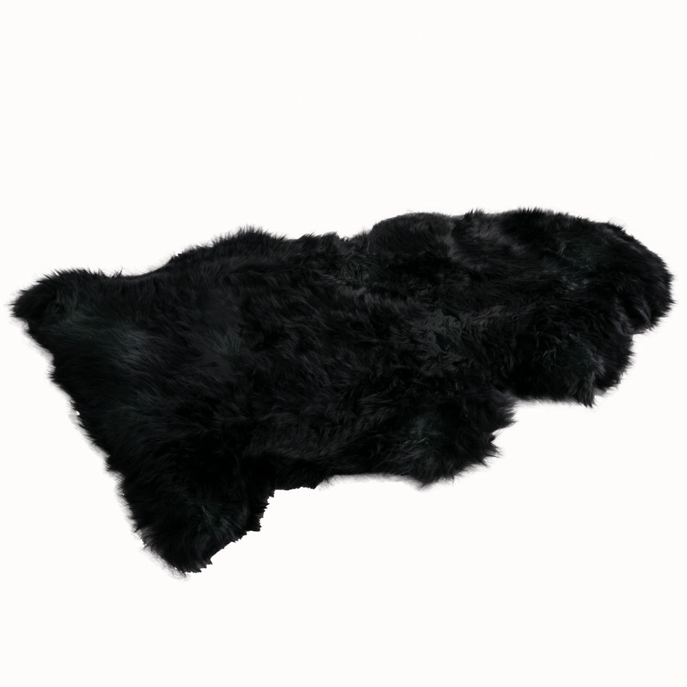 Black Sheepskin Rug XXL – Rainhall